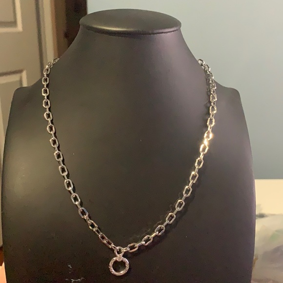 myka | Jewelry | Copy Nwt Myka Bright Rhodium Silver Fine Square | Poshmark